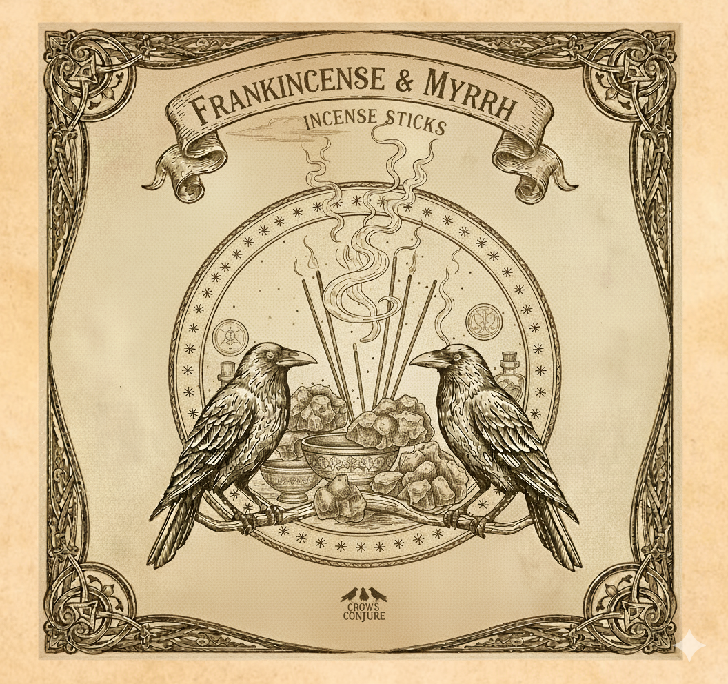 Incense Sticks - Frankincense & Myrrh (10 sticks) – 3 Crows Conjure