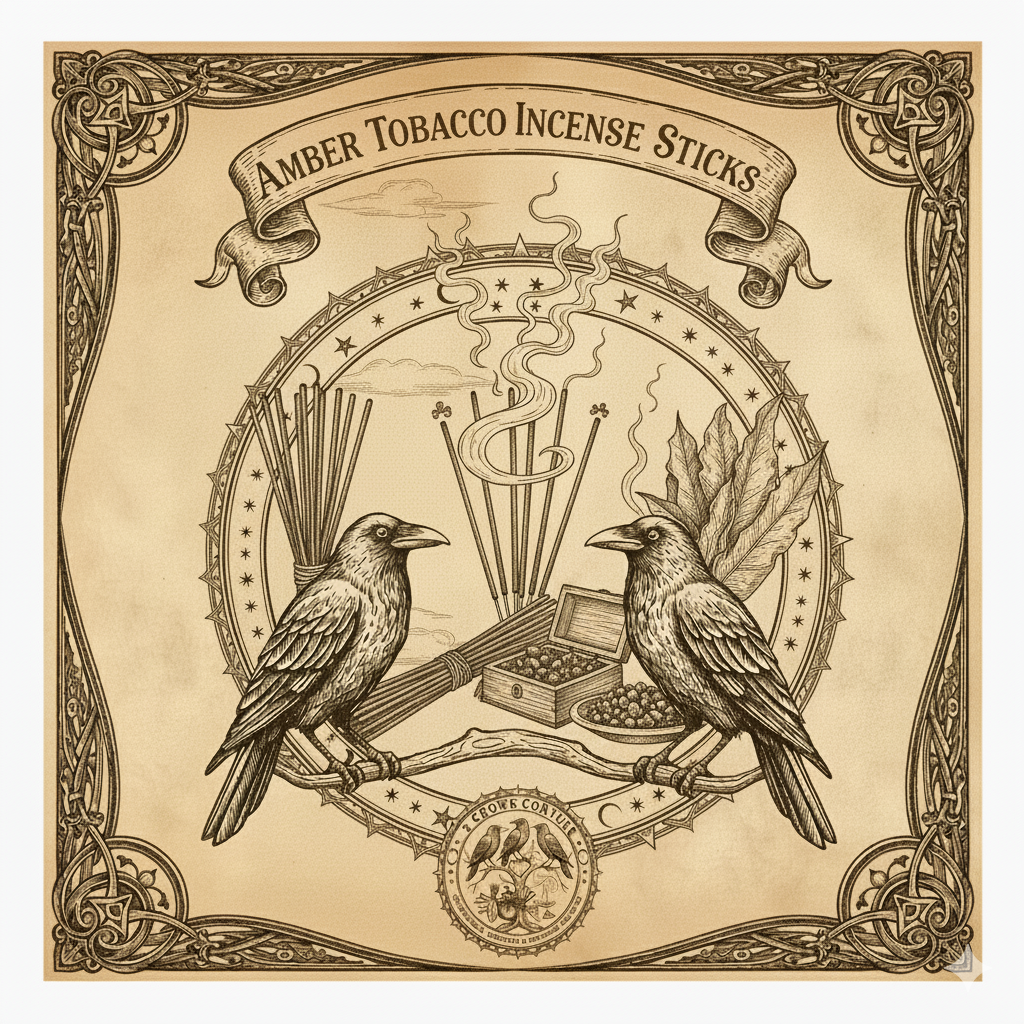 Incense Sticks - Amber Tobacco (10 sticks) – 3 Crows Conjure