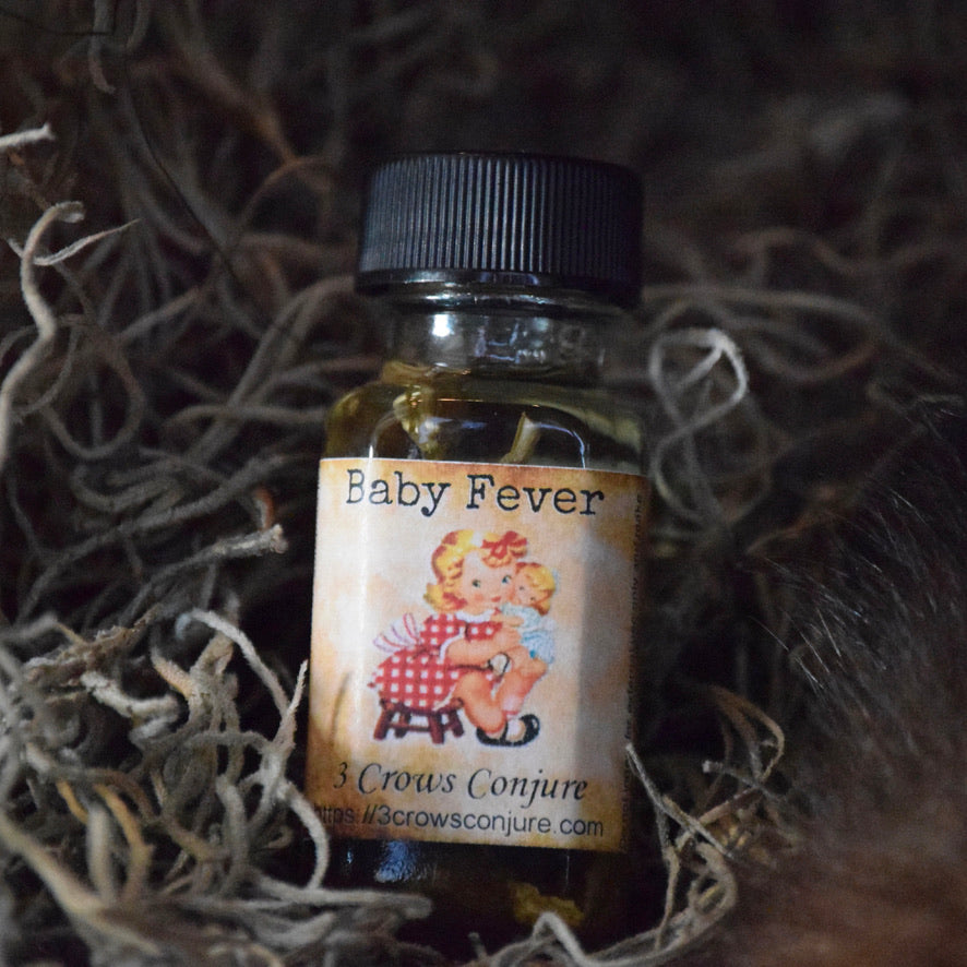 Baby Fever Oil – 3 Crows Conjure
